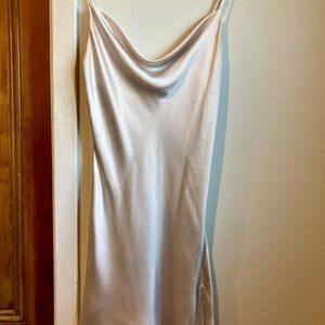 Dynamite | Dresses | Dynamite Ivory Satin Mini Dress | Poshmark